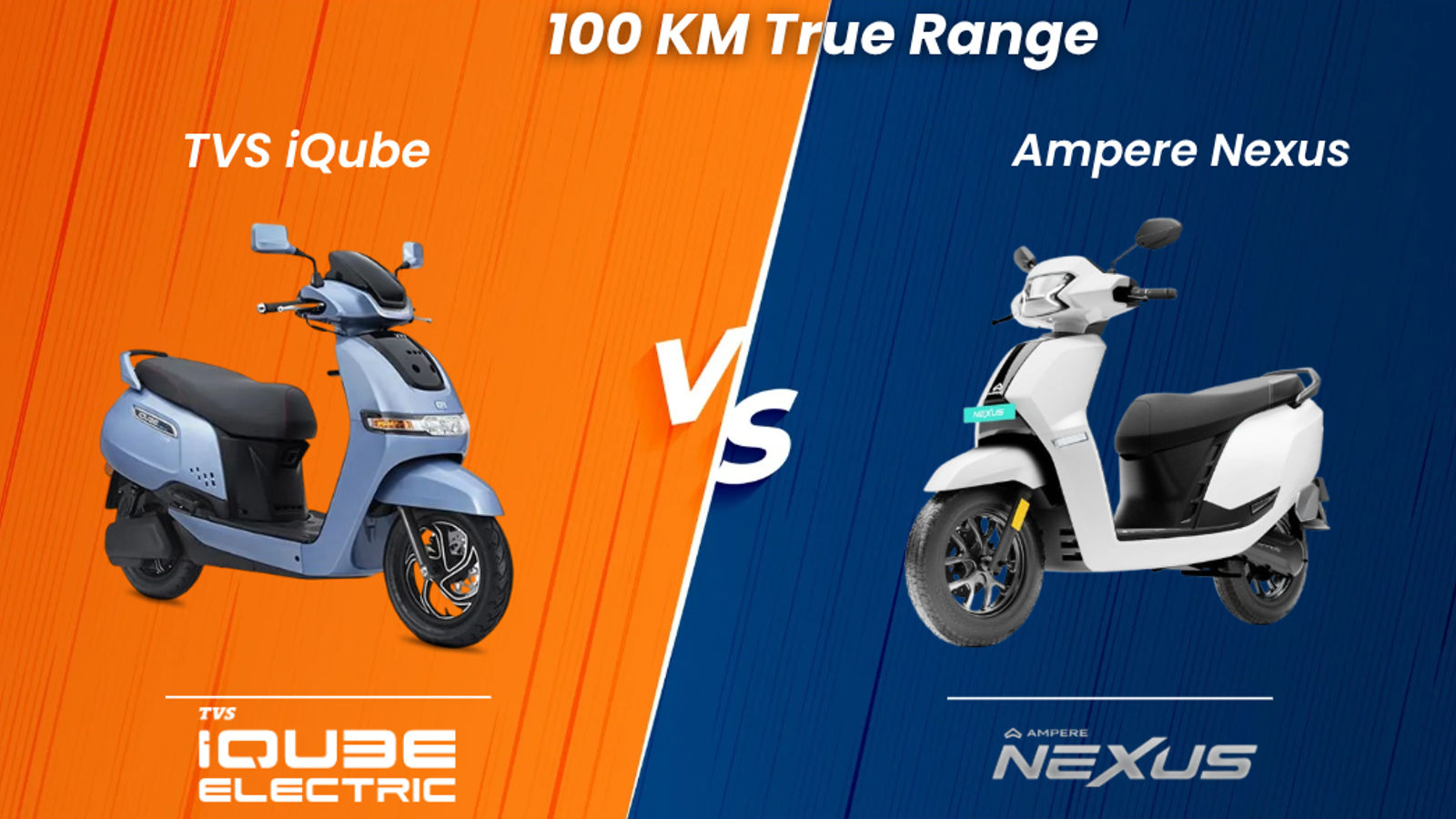 Best 100km Range EV Scooters on a Budget: Nexus vs. iQube (2025) | EVINDIA