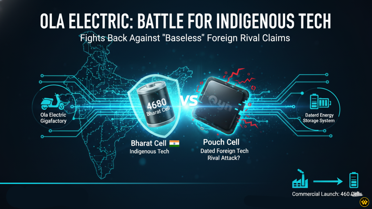 Ola Electric Denies Battery IP Theft Allegations, Touts 4680 Bharat ...