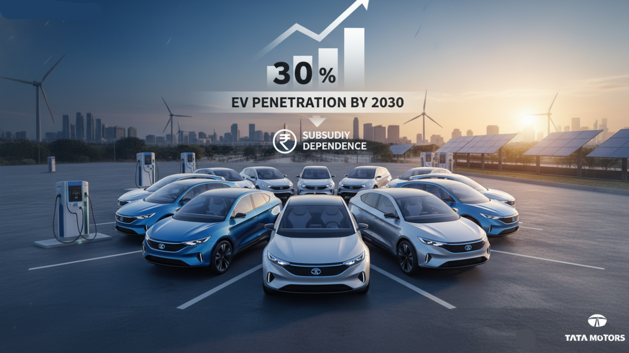 Tata Motors Targets 30% EV Sales by 2030, Confident in Reduced Subsidy ...