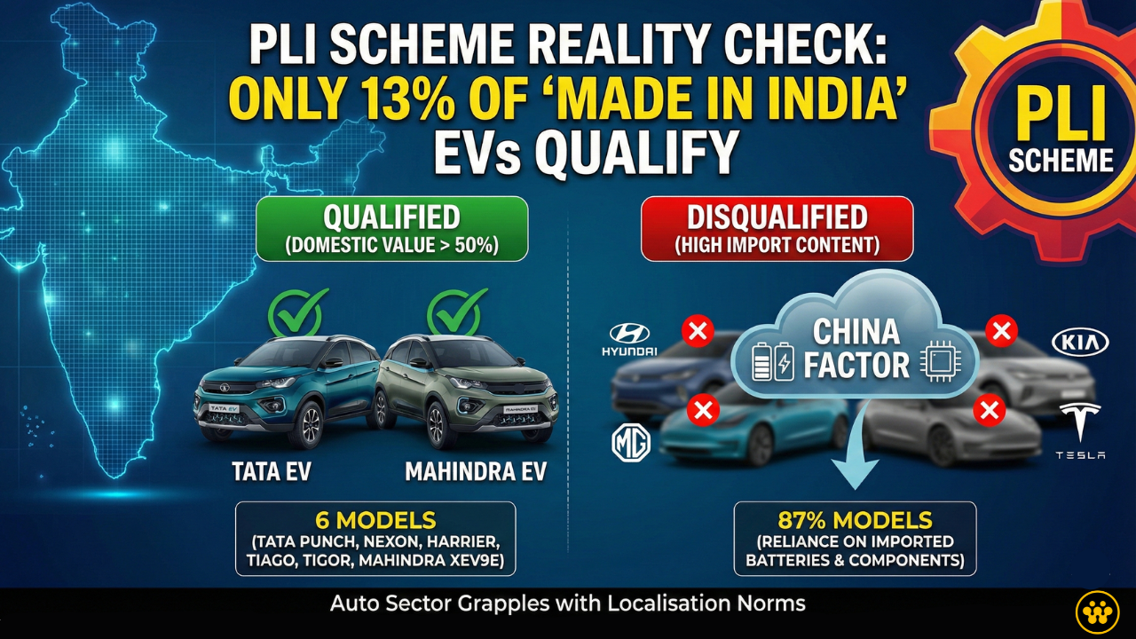 Made in India EVs: Only 13% Qualify for PLI Scheme (Tata & Mahindra ...
