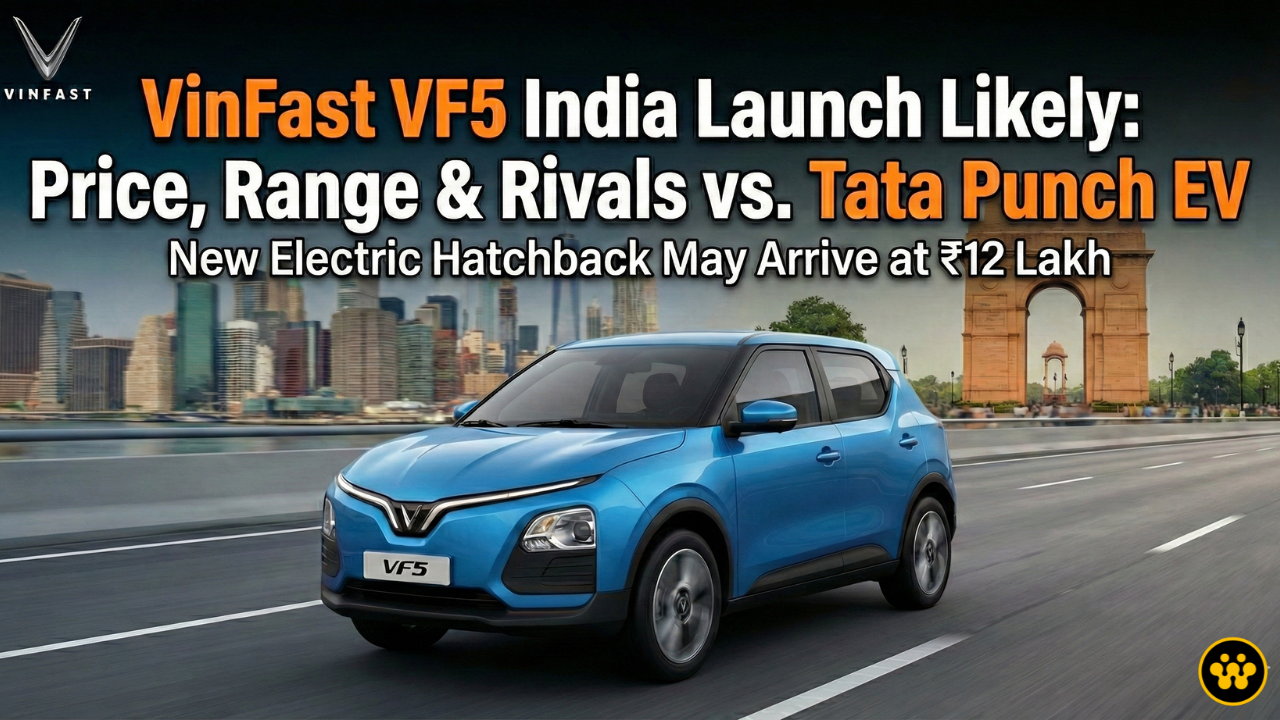 VinFast VF5 India Launch: Price, Range & Tata Punch Rival | EVINDIA