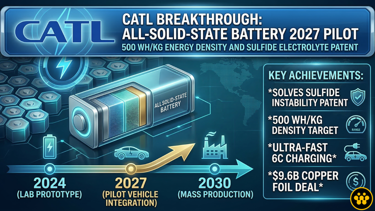 CATL Solid-State Battery: 2027 Pilot & 500 Wh/kg Details | EVINDIA